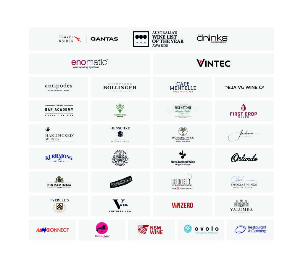 2023 Sponsors Collage V19-01 | Wine List of the Year | Wine List of the ...